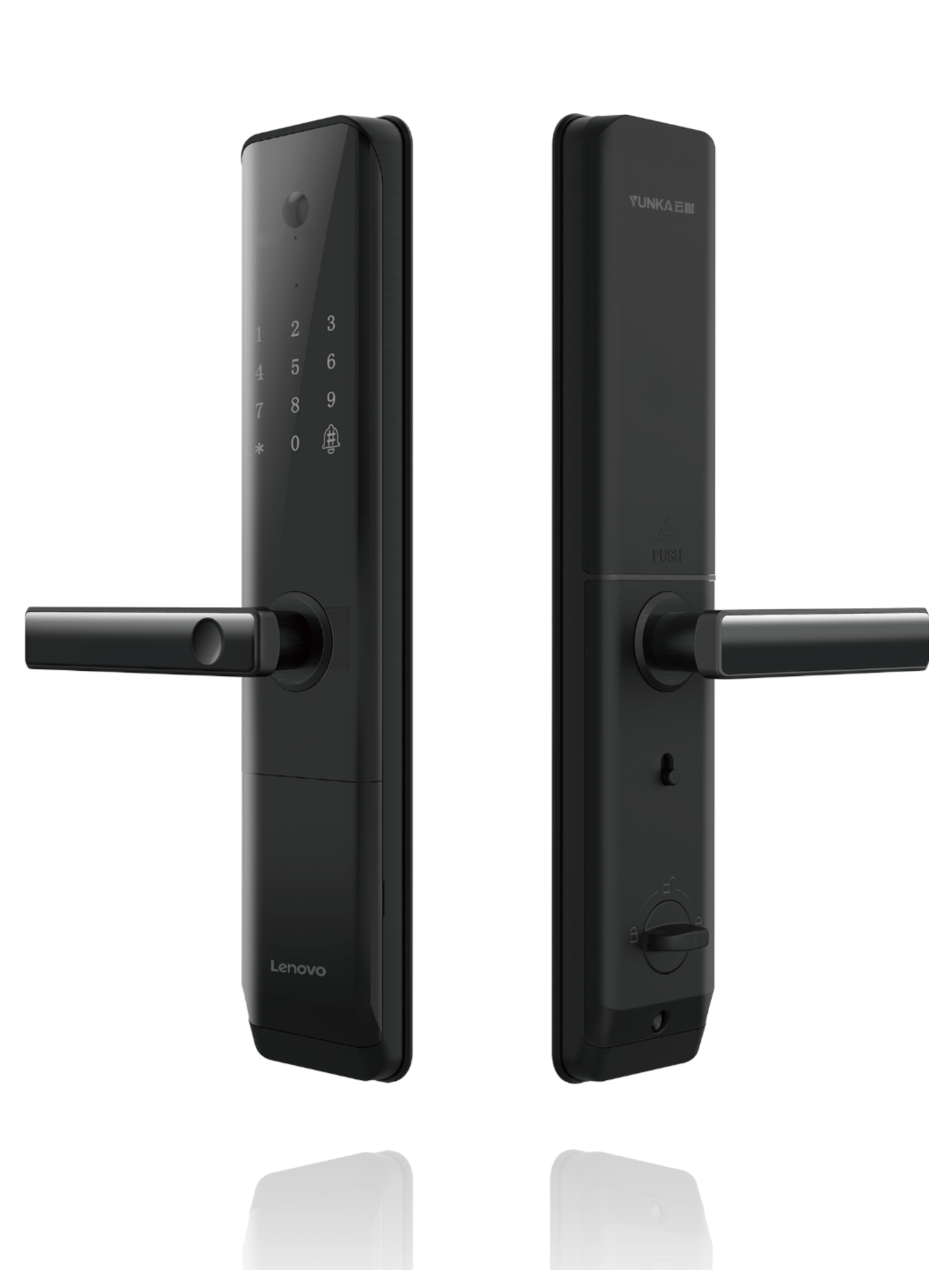 Умный дверной замок Lenovo E3 PRO RU , биометрический, электронный замок на дверь, TUYA, не нужен шлюз, с камерой