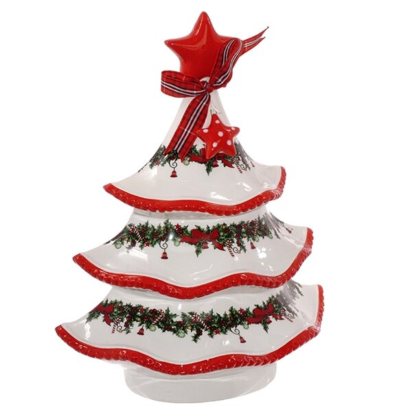 Конфетница Елка, 1350 мл, 25х16х29 см KSM-718175