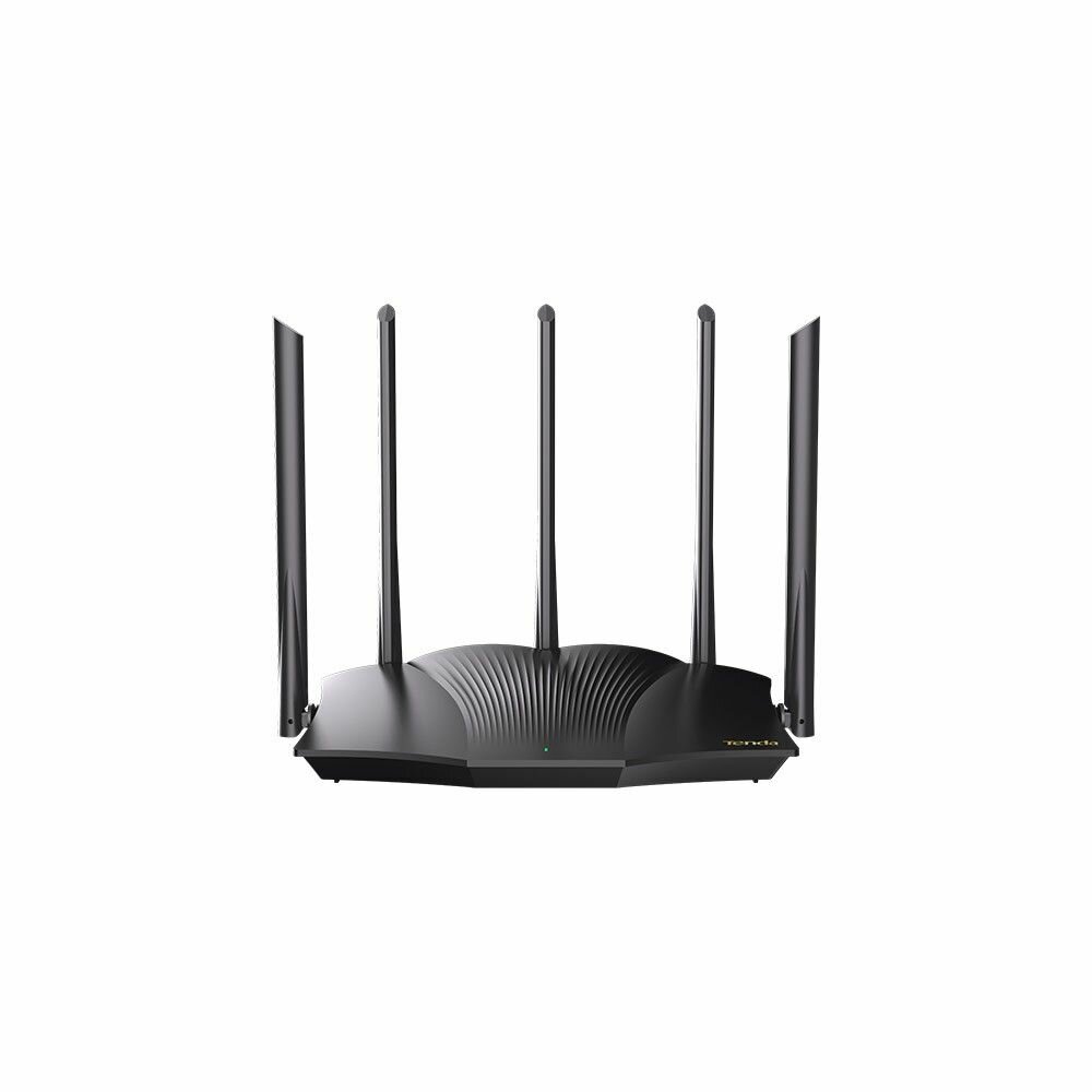 Tenda Wi - Fi 6 роутер AX3000, до 574 Мбит с на 2,4 ГГц + до 2402 Мбит с на 5 ГГц, LAN 3 x 1Гбит с, WAN 1 x 1Гбит с, 5 антенн