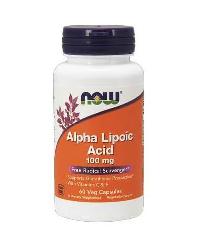 NOW Alpha Lipoic Acid 100 мг 60 капс (NOW)