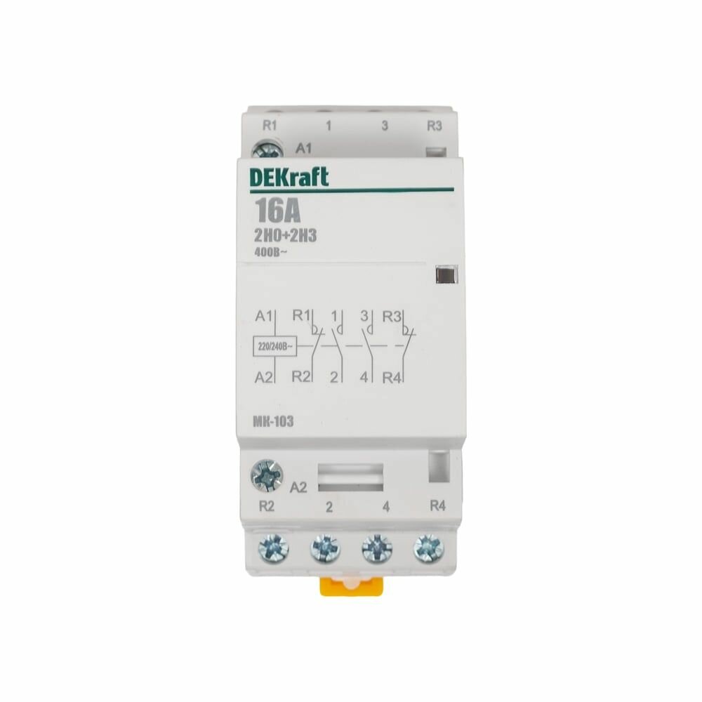 Контактор модульный МК-103 2НО+2НЗ 16А 230В DEKraft 18055DEK
