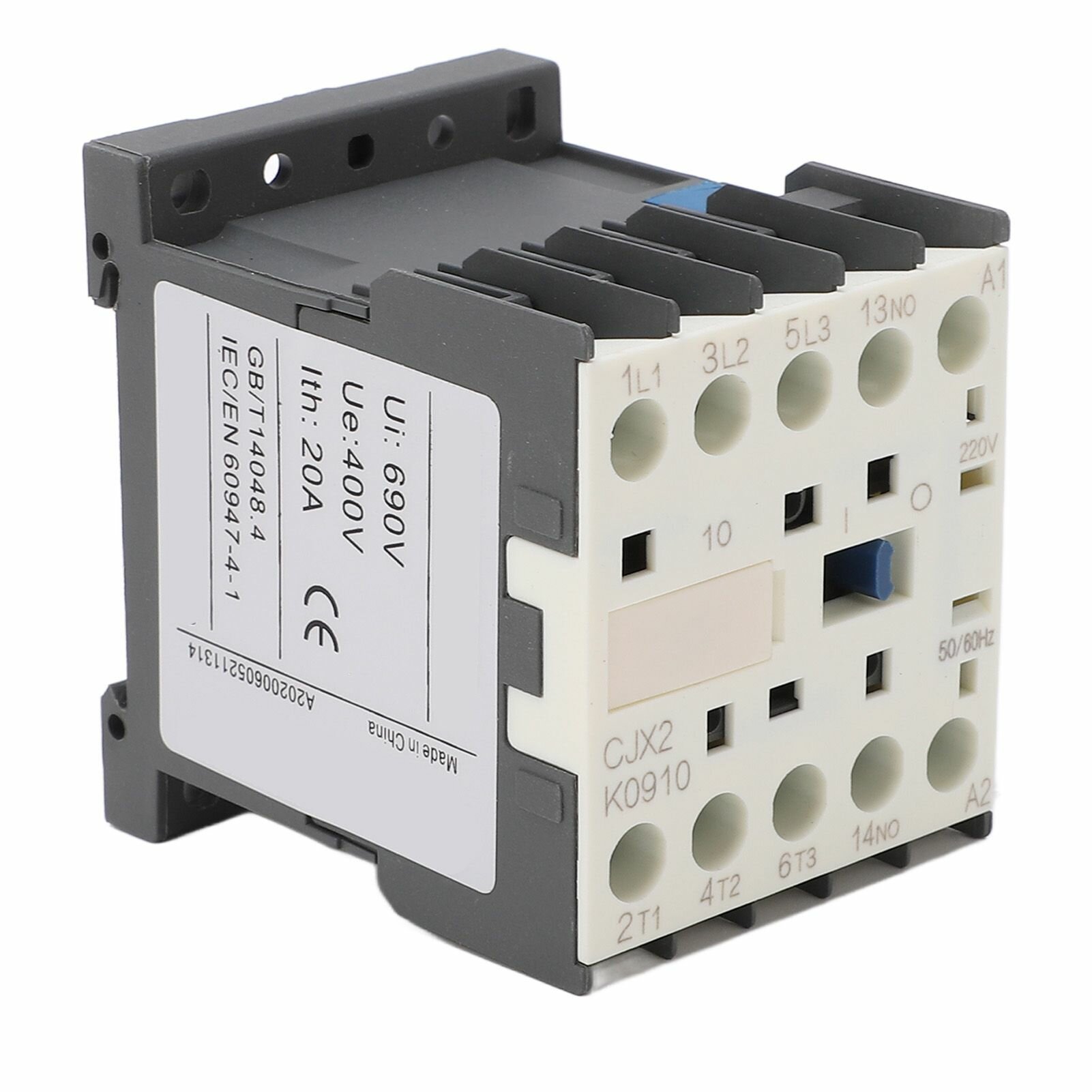 Контактор 3P 9А с утолщенными серебряными контактами