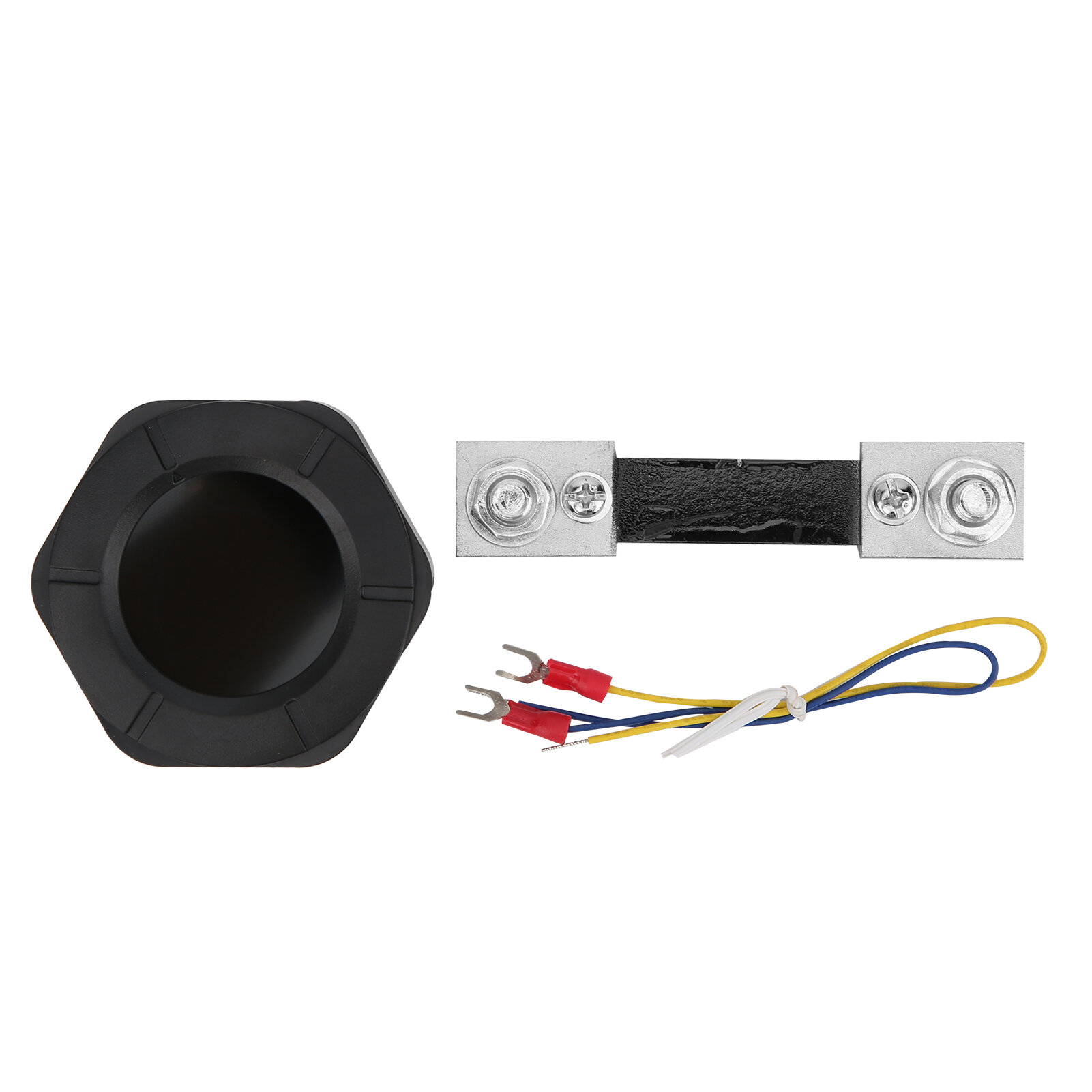 PZEM-019W-100A LCD Круглый цифровой измеритель мощности постоянного тока Ваттметр 0-100А 30кВт Автомобильный измеритель мощности