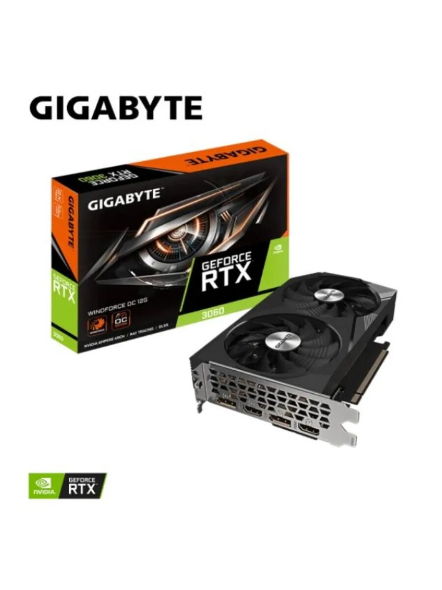 Видеокарта GeForce RTX 3060 WINDFORCE OC 2.0 12G 12 ГБ