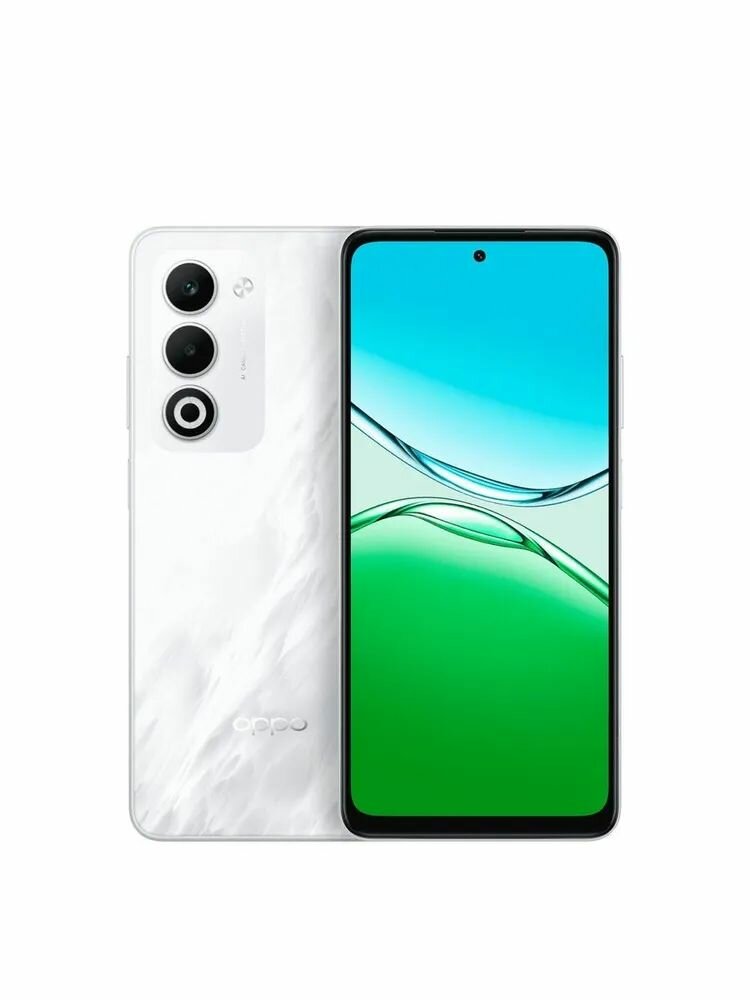 Смартфон OPPO A6i CN 5G 6.67 дюйм 6000 мАч Dimensity6300 задняя двойная камера 120 Гц 8/256 ГБ, белый