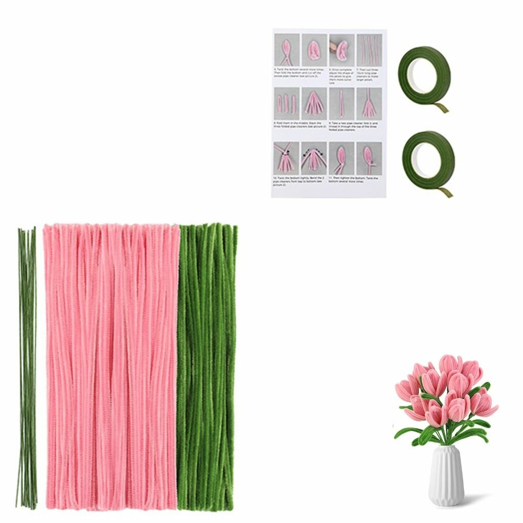 Упаковка материала для букета из витой палочки ручной работы "Сделай сам"