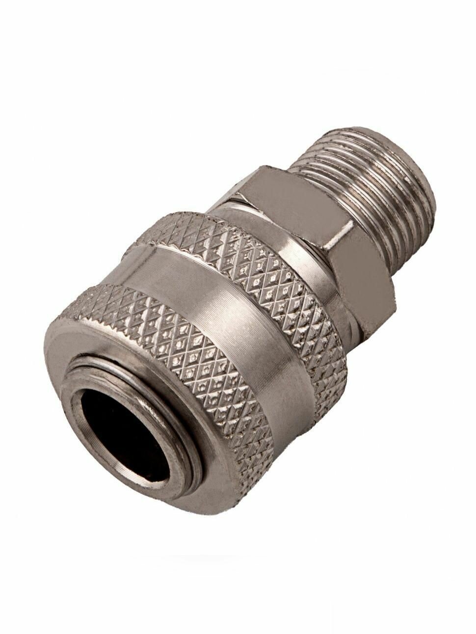 Муфта универсальная быстросъемная ("мама"), 3/8, внешняя резьба, 2 шт, Stels 57057