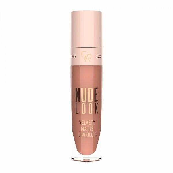 Помада жидкая для губ Golden Rose Nude Look Velvety Matte Lipcolor цвет 02 Нюдовая матовая бархатистая, не пересыхающая