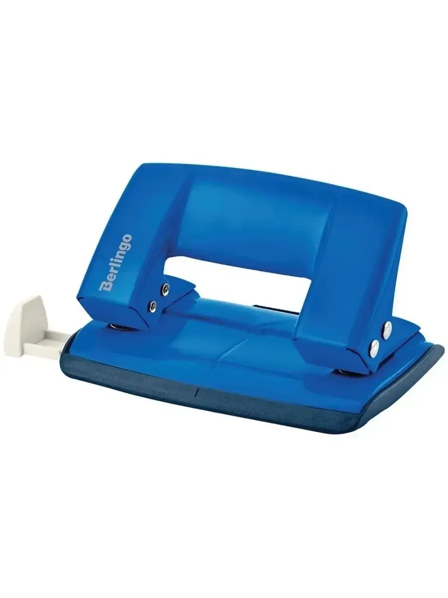 Дырокол "Power TX" 10 листов, металлический, синий