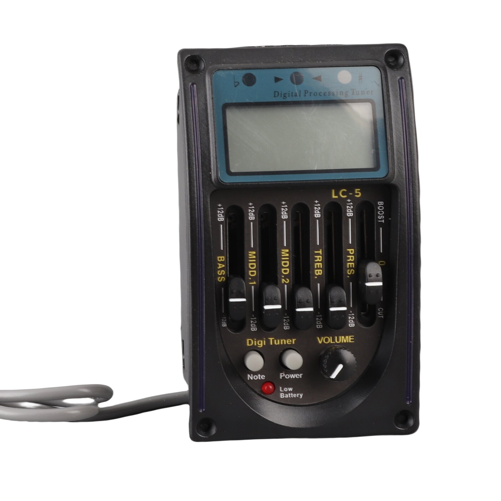 5-полосный гитарный звукосниматель, ЖК-эквалайзер, настройка, регулируемые принадлежности для музыкальных инструментов