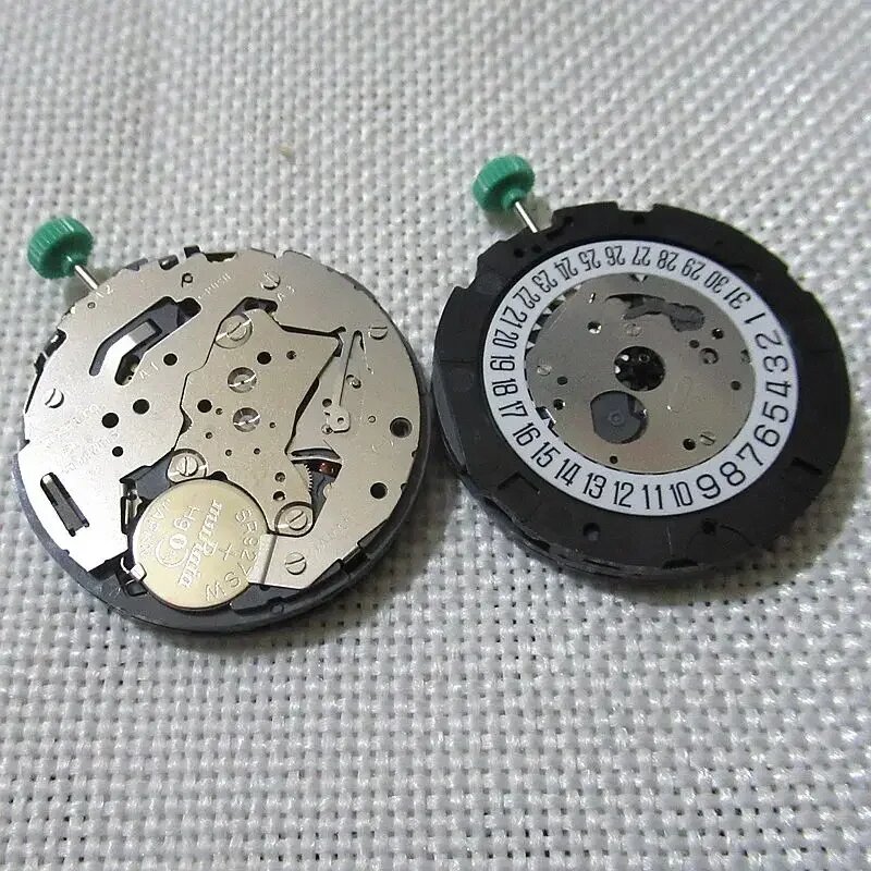 Оригинальный механизм для японских кварцевых часов Miyota OS20 на 3'/4'/6' с регулировкой стержня, сменный механизм для ремонта часов, аксессуары, DATE AT 6