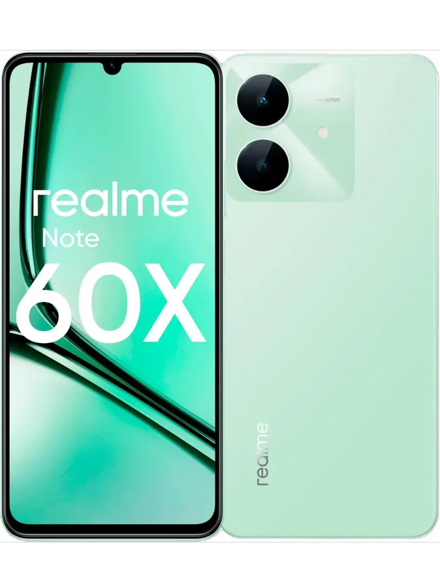Смартфон Realme RMX3938 Note 60х 128Gb 4Gb зеленый