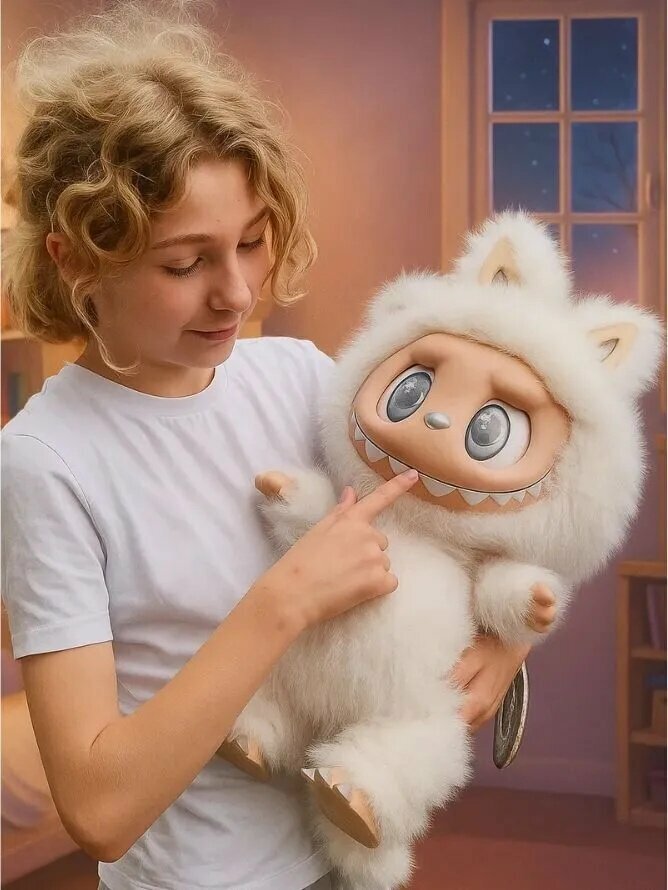 Большая мягкая игрушка 60 см коллекционная лабубу LABUBU ZIMOMO