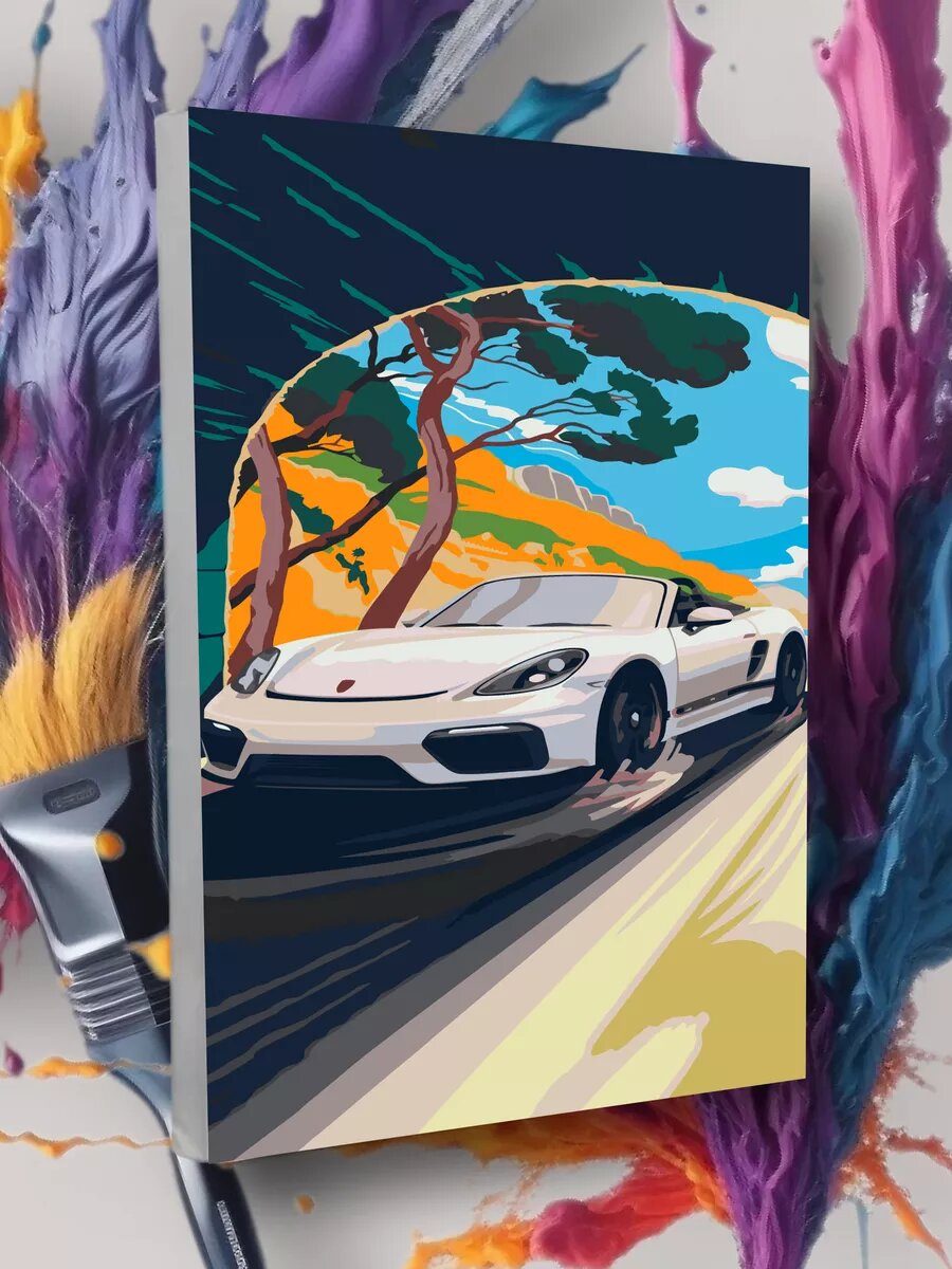 Картина по номерам Машина