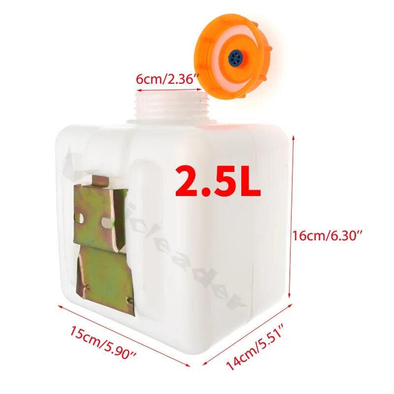 Топливный бензиновый бак для автомобилей, грузовиков, стояночных воздухонагревателей, топливного бака, бензина, дизельного топлива, бензинового хранилища, 2,5 л/4,5 л/5 л/7 л/10 л, 2.5L