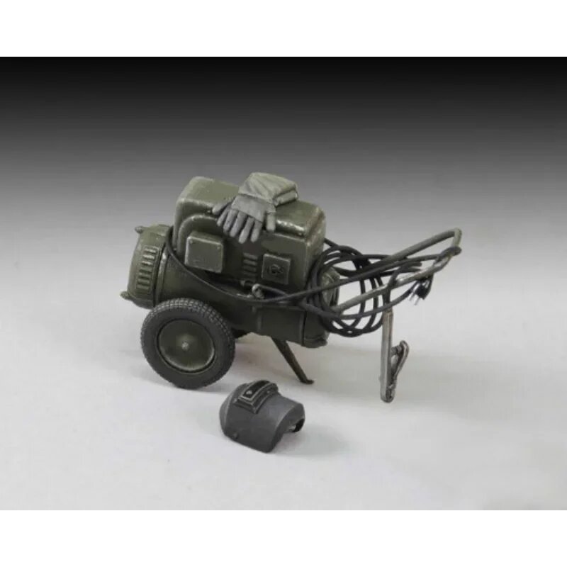 1/35 Scale Diecast Resin Model Kit Resin Scenario Modeling WWII Welding Machines Needs Self-assembly and Coloring No Stickers