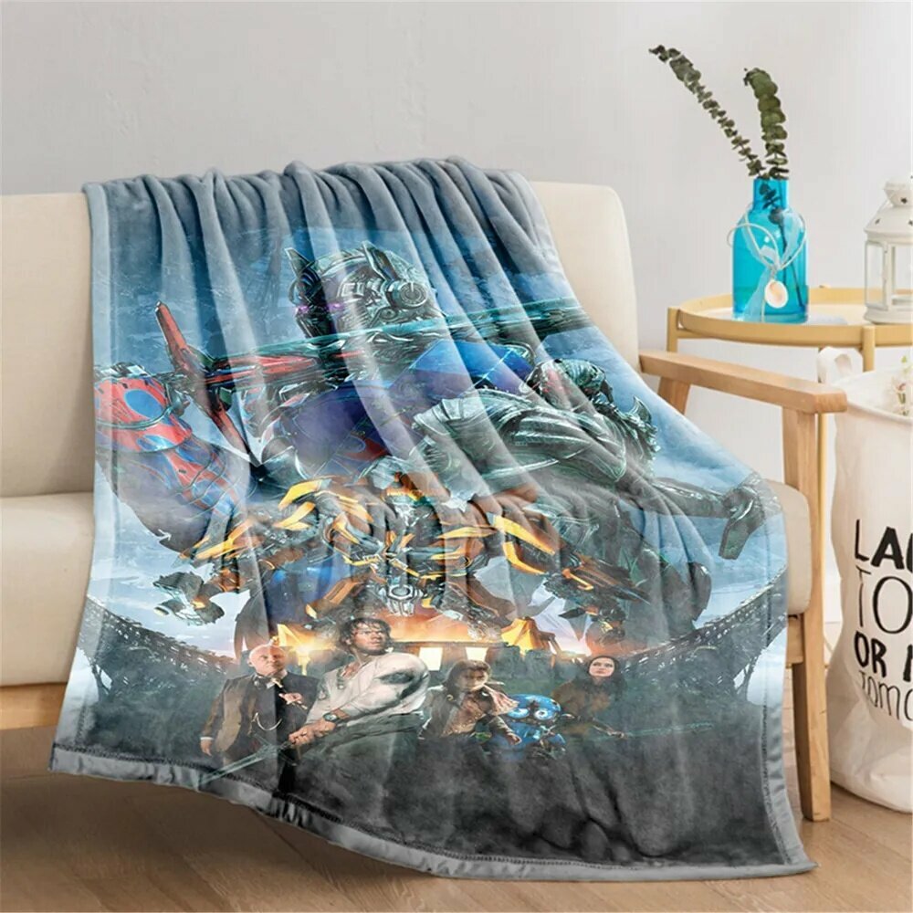 Трансформеры Всесезонное фланелевое одеяло Бамблби Мягкое одеяло