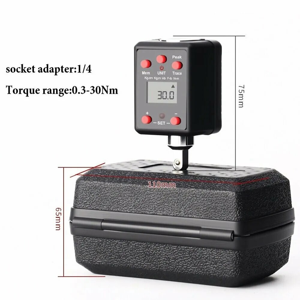Электронный цифровой динамометрический ключ (без батареи)