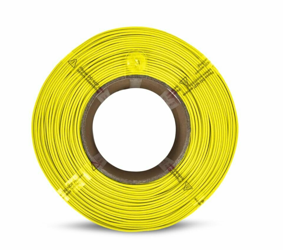 Bambu Lab Пластик филамент 3D принтера PLA Lite Цвет Желтый Yellow 1 кг, без катушки, 16400