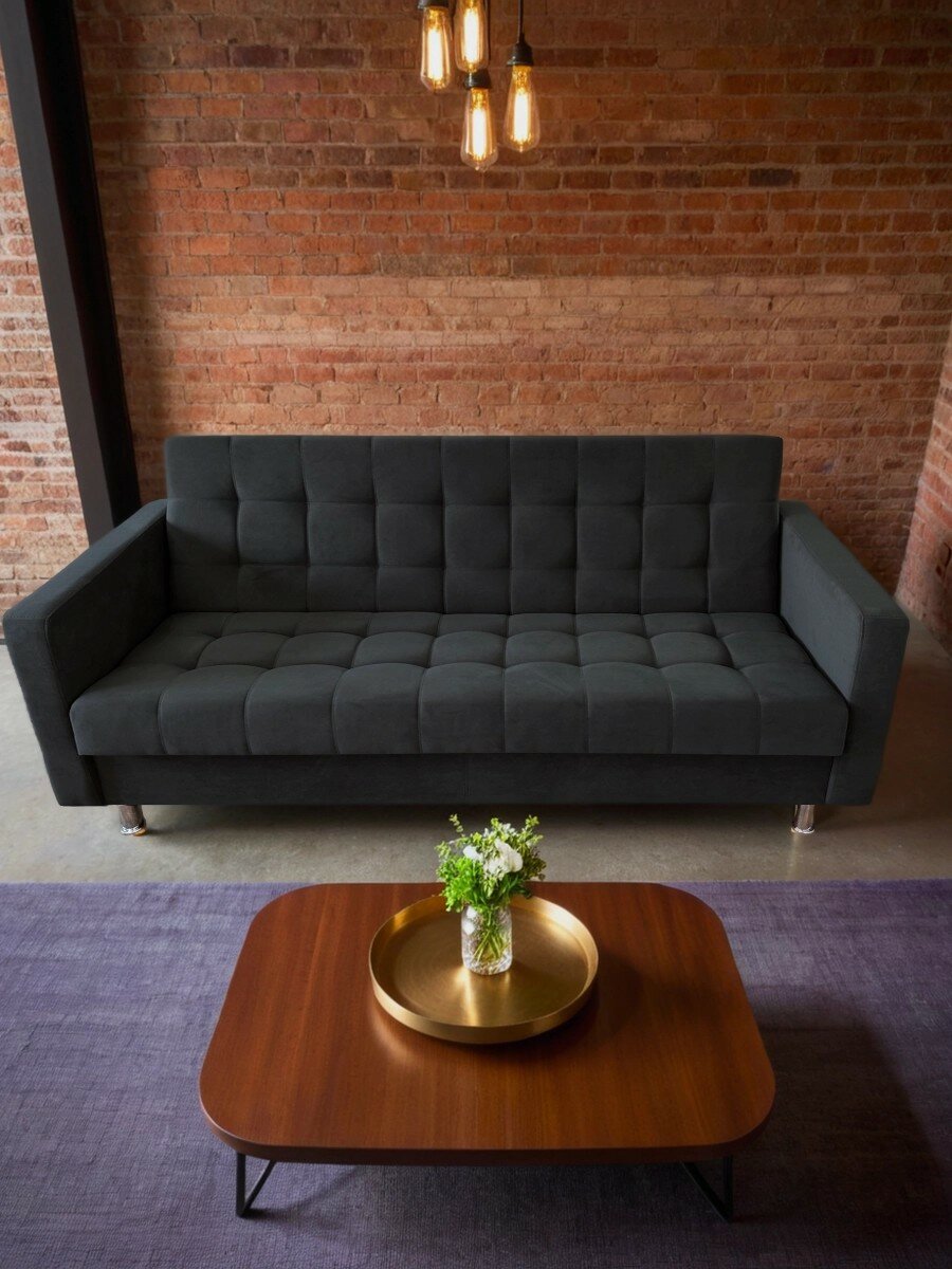 Диван прямой Стильные кресла Ромео 215 x 85 x 93 см