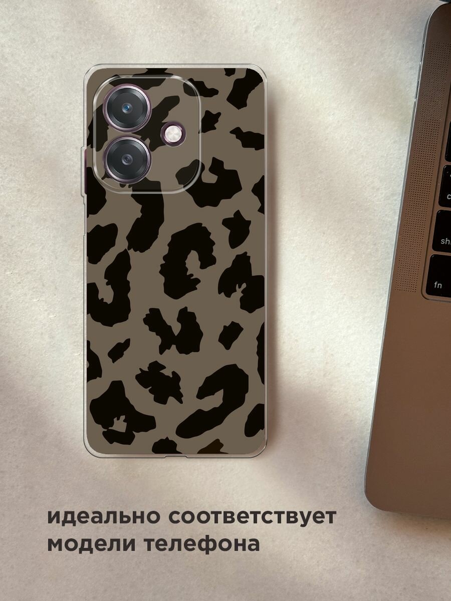 Чехол на Oppo A3/A3x / Оппо А3/A3x с принтом "Леопардовые пятна паттерн 1" — фото 1