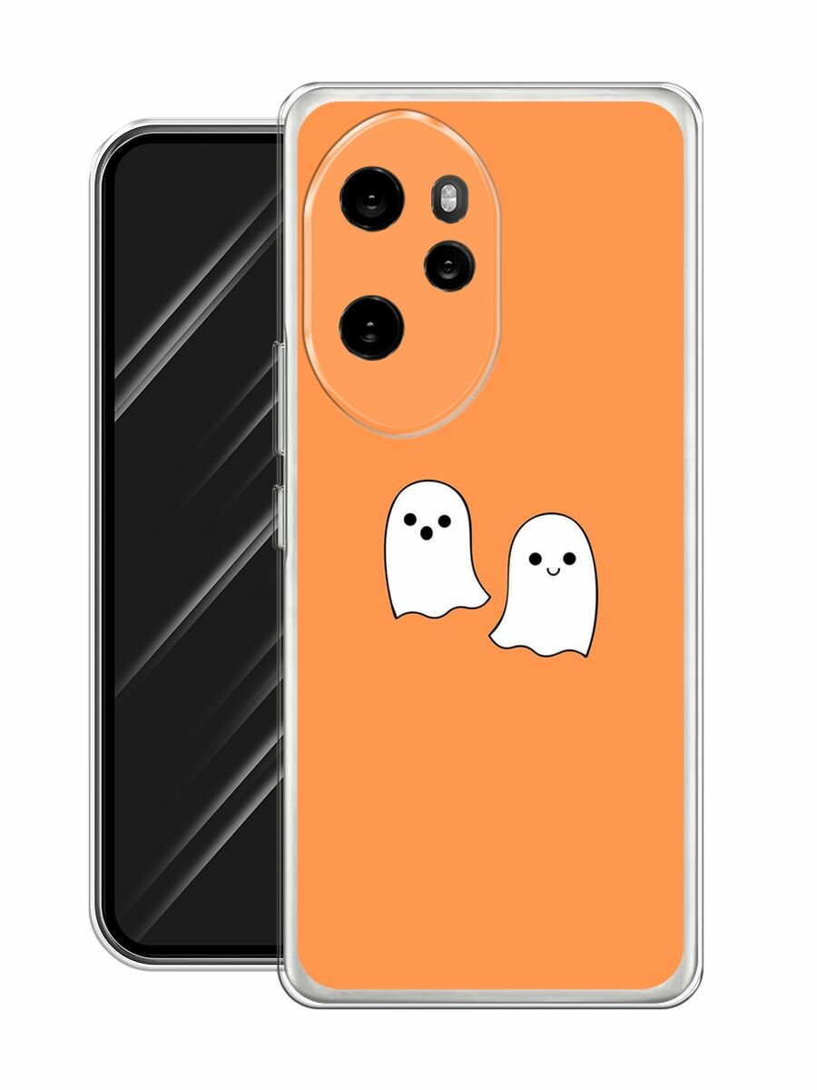 Чехол на Honor 100 Pro / Хонор 100 Про с принтом Cute ghosts — фото 1