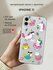 Чехол на Apple iPhone 11 / Айфон 11 с принтом "Единороги в отпуске", прозрачный