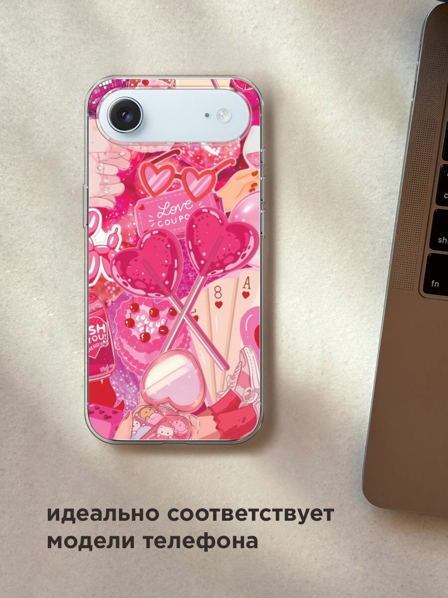 Чехол на Apple iPhone Air / Айфон Айр с принтом "Love coupon - 14 февраля" — фото 1