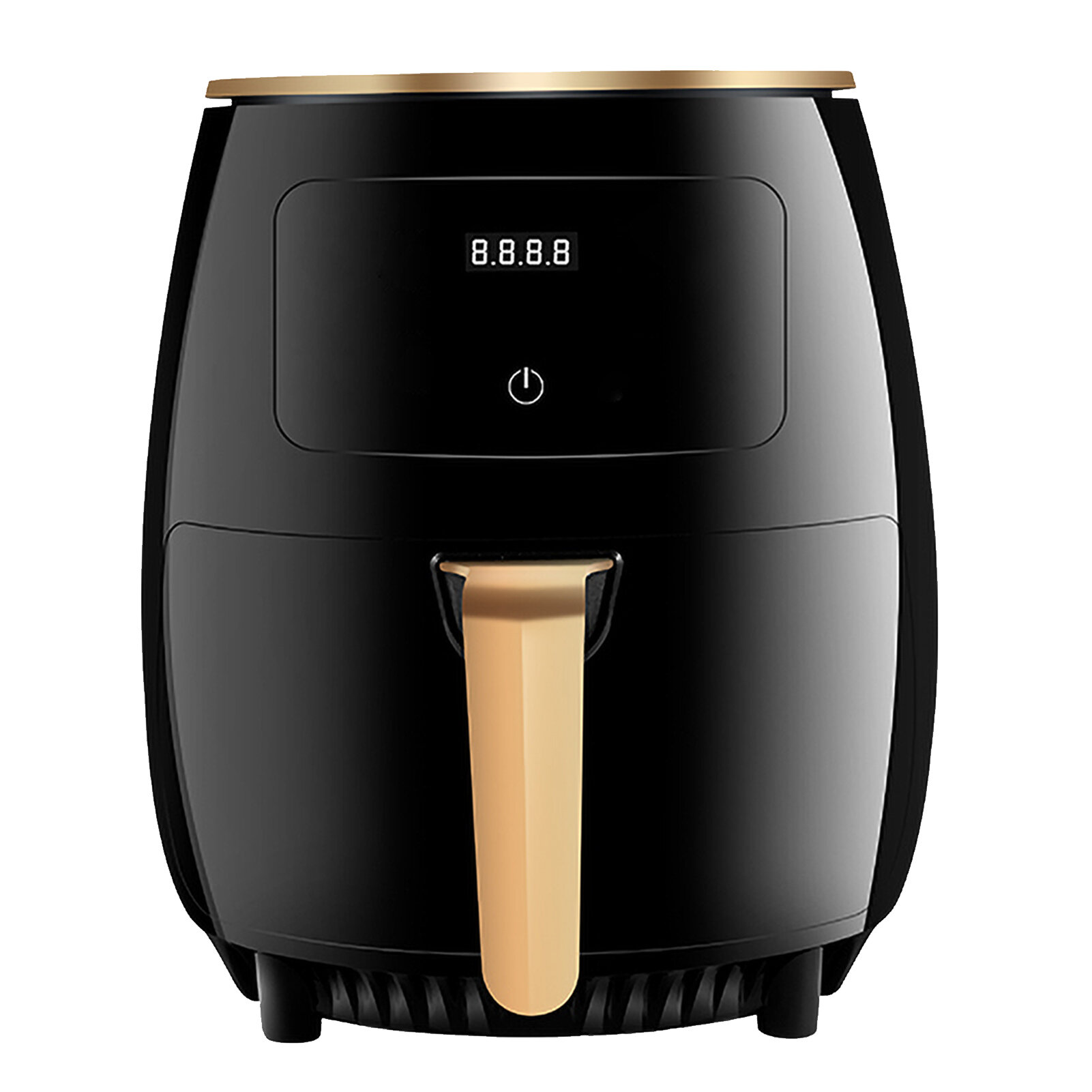 Air Fryer Черный 4.5L Электрический с Дигитальным Экраном Контактным Управлением Безмасляный Многофункциональный Интеллектуальный Таймер Температура Тип EU/US/UK Материал Пластик Для Кухни