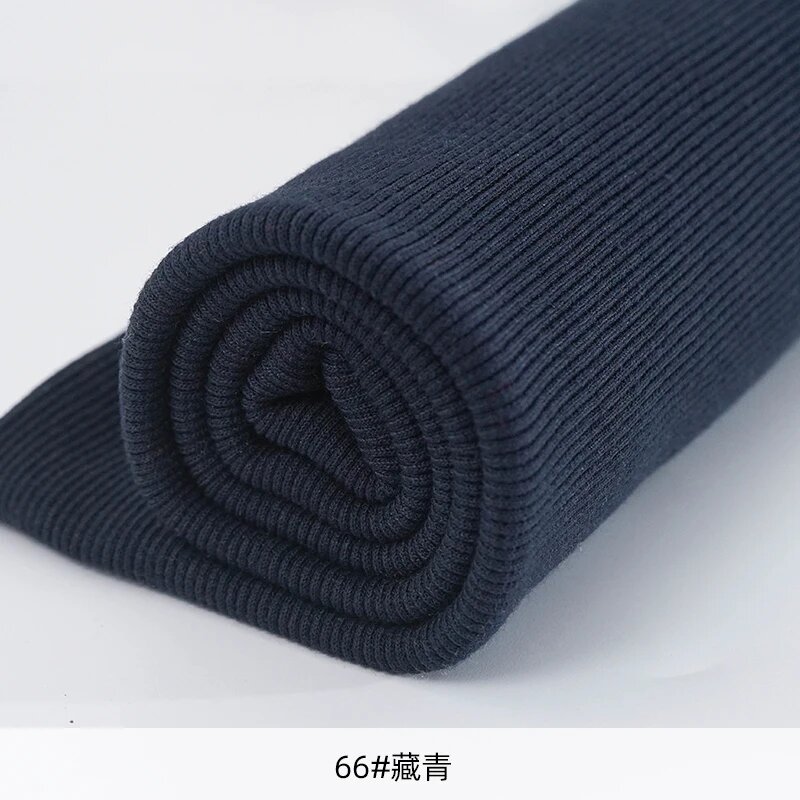 Xintianji трикотажная ткань хлопок спандекс 50x120 см для свитеров Темно-синий, 66
