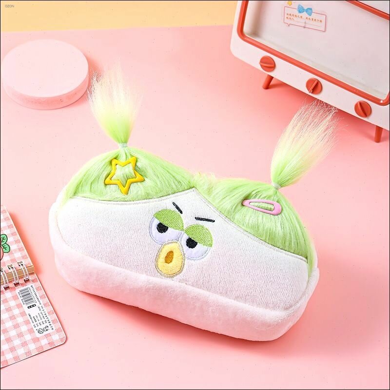 Жареная волосатая уродливая кукла-плюшевый пенал для толстого кишечника