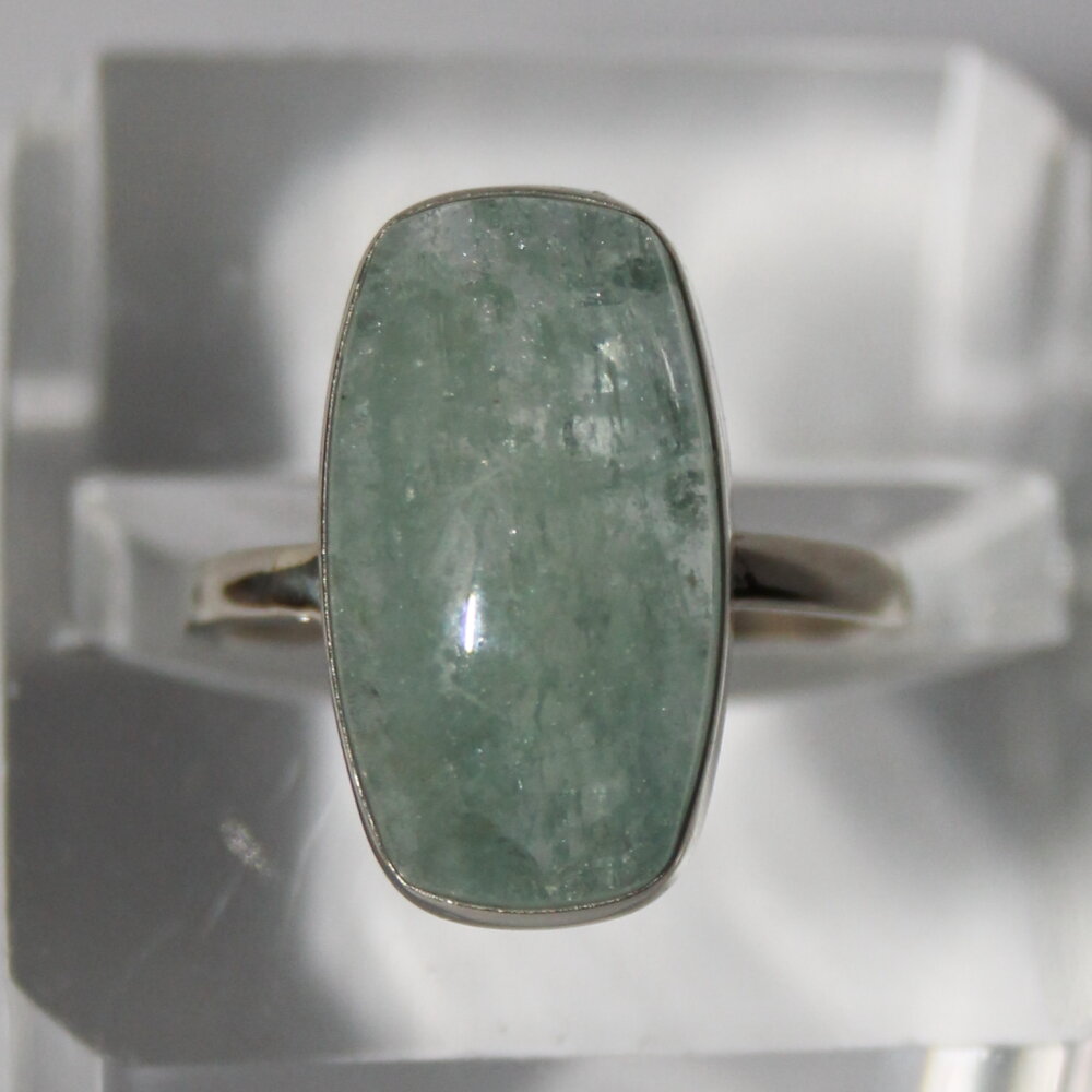 Кольцо, аквамарин