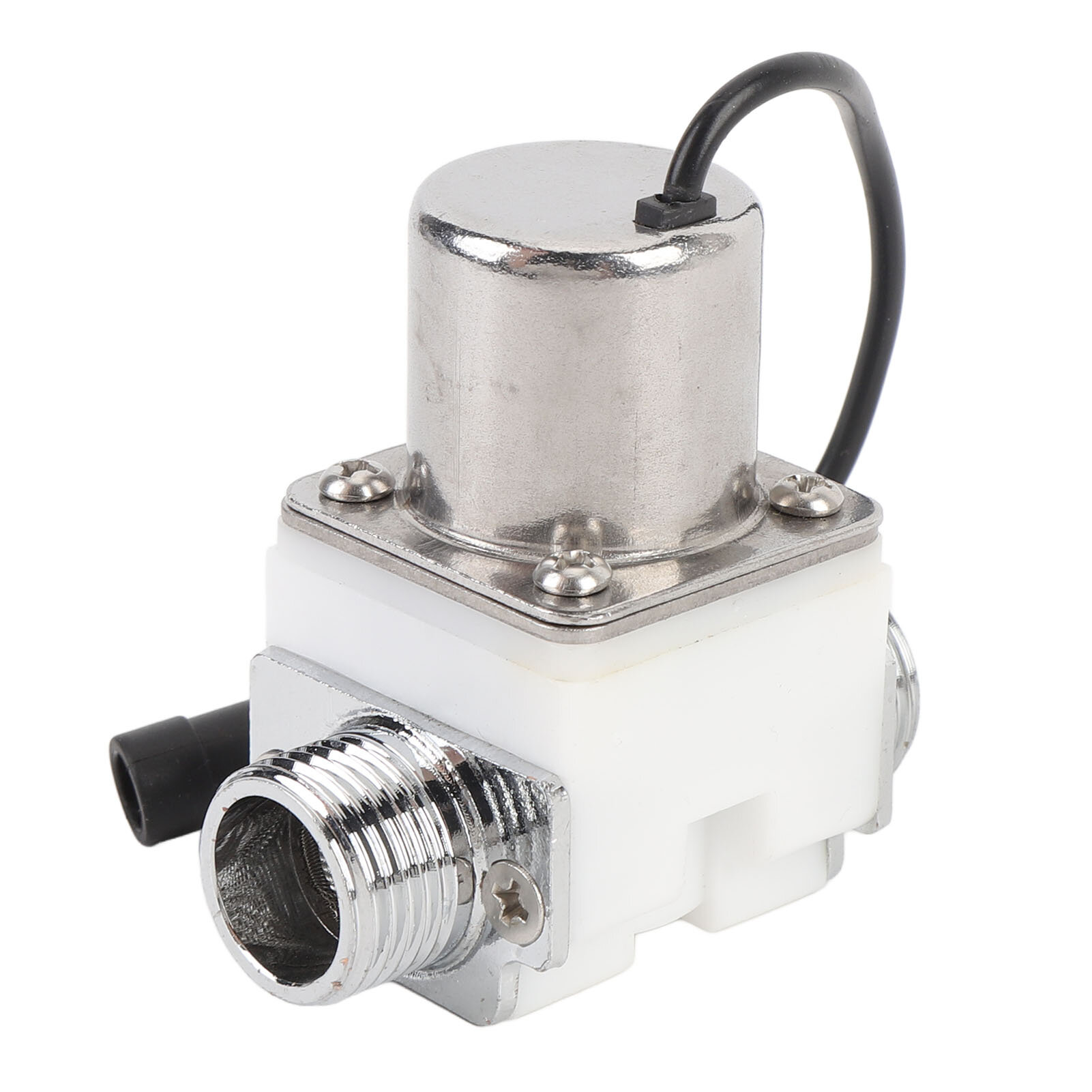 Электромагнитный клапан управления водой с электрическим импульсом G1/2 дюйма постоянного тока, пластиковый, из нержавеющей стали, автоматический переключатель, аксессуар