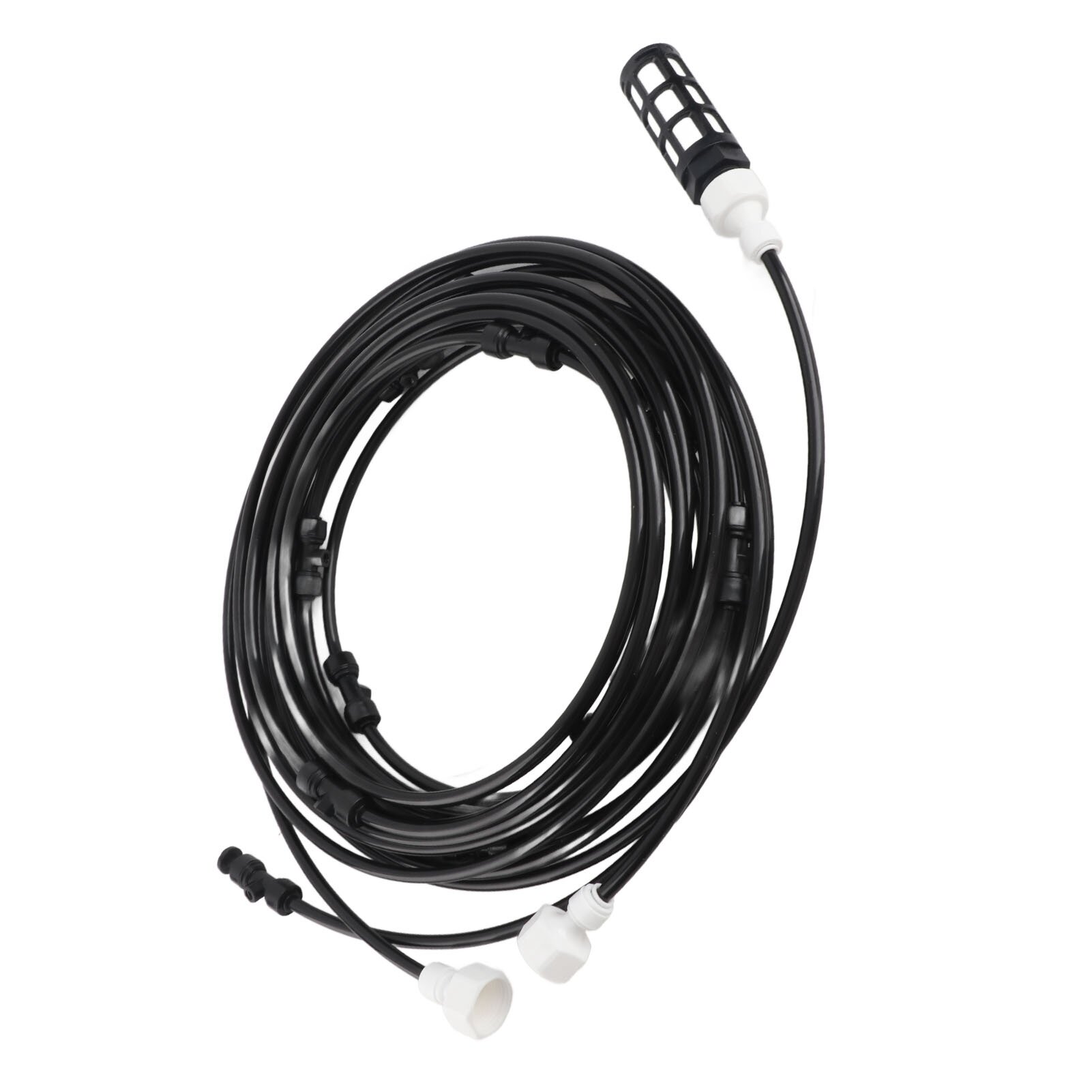 Эффективная система распыления наружного тумана с 29,5-футовыми насосными фильтрами, насадками, блоком питания, комплектом шлангов для распыления в саду и на заднем дворе