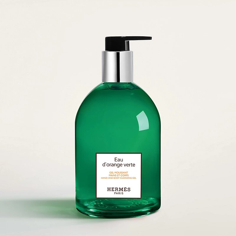 Гель для рук и тела HERMÈS Eau d’Orange Verte 300мл | 1 Свежесть апельсина и мяты | Энергия и чистота кожи