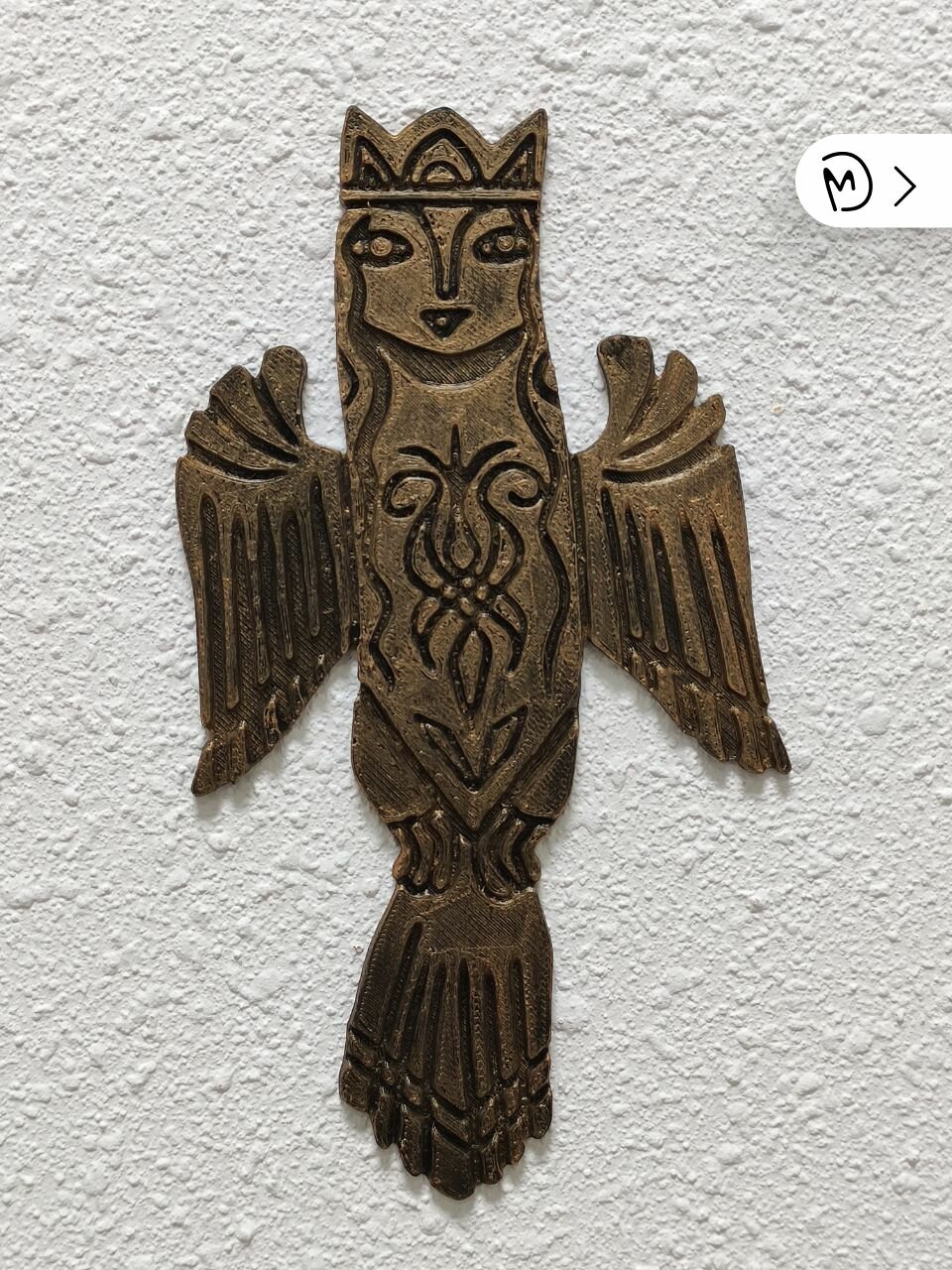 Статуэтка барельеф - Сирин