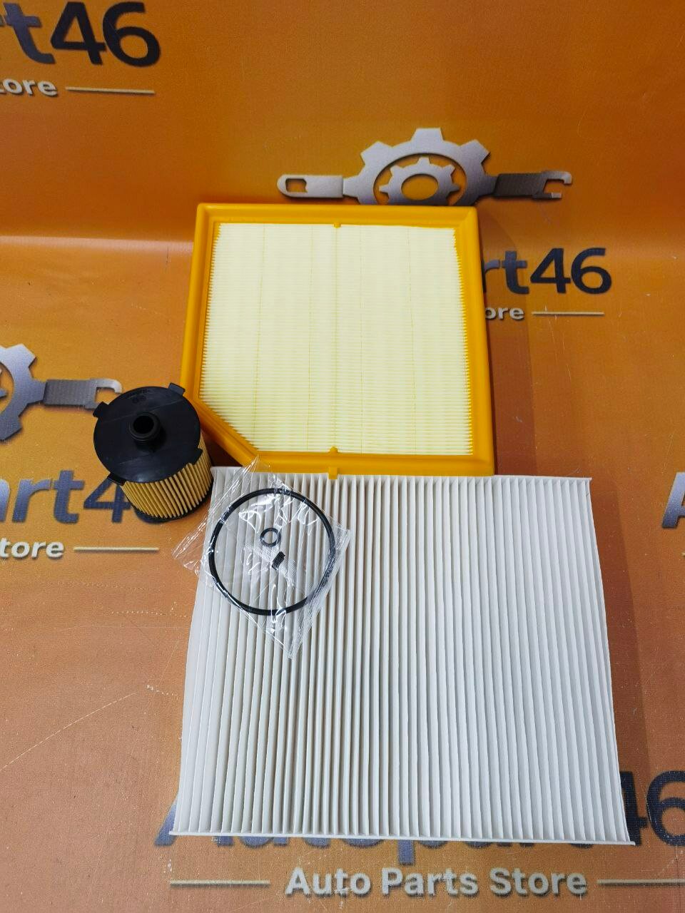 Комплект оригинальных фильтров для ТО (масляный, воздушный, салонный) Gelly Monjaro