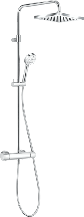 Душевая стойка Kludi Logo Dual Shower System 6809805-00 с термостатом