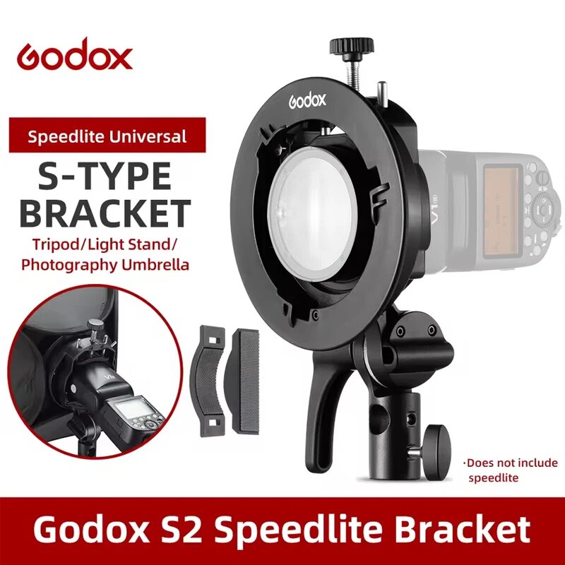 Godox S2 Speedlite Bracket, цвет S2 Bracket