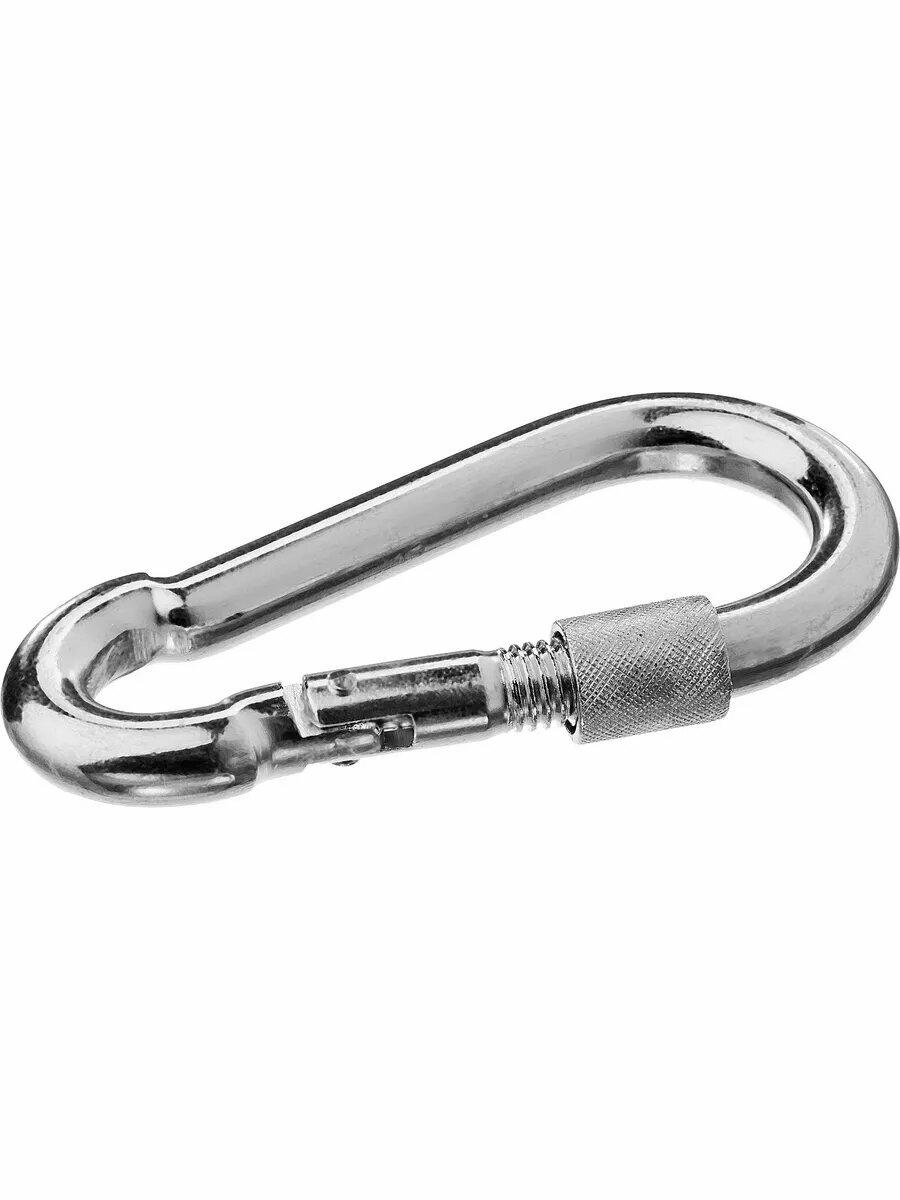 DIN 5299D, 10 мм, 15 шт, карабин с предохранительной гайкой