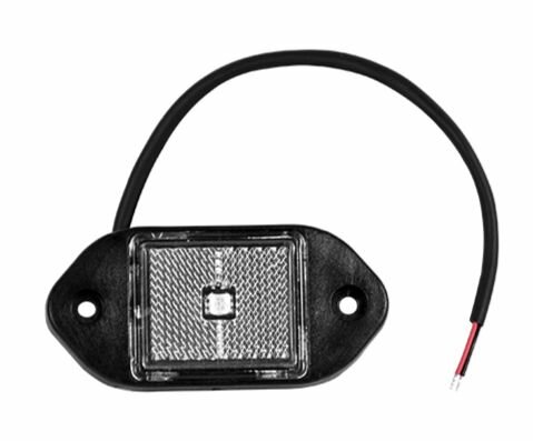 Фонарь габаритный белый 12/24V светодиодный (120-01) техавтосвет