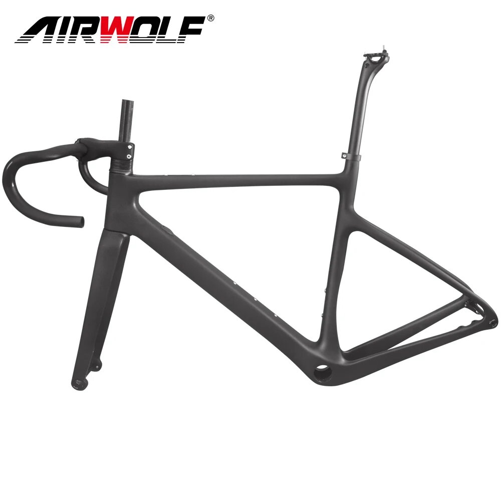 Airwolf Карбоновая рама для велокросса 700*40C Черный, 51cm Matte, Black