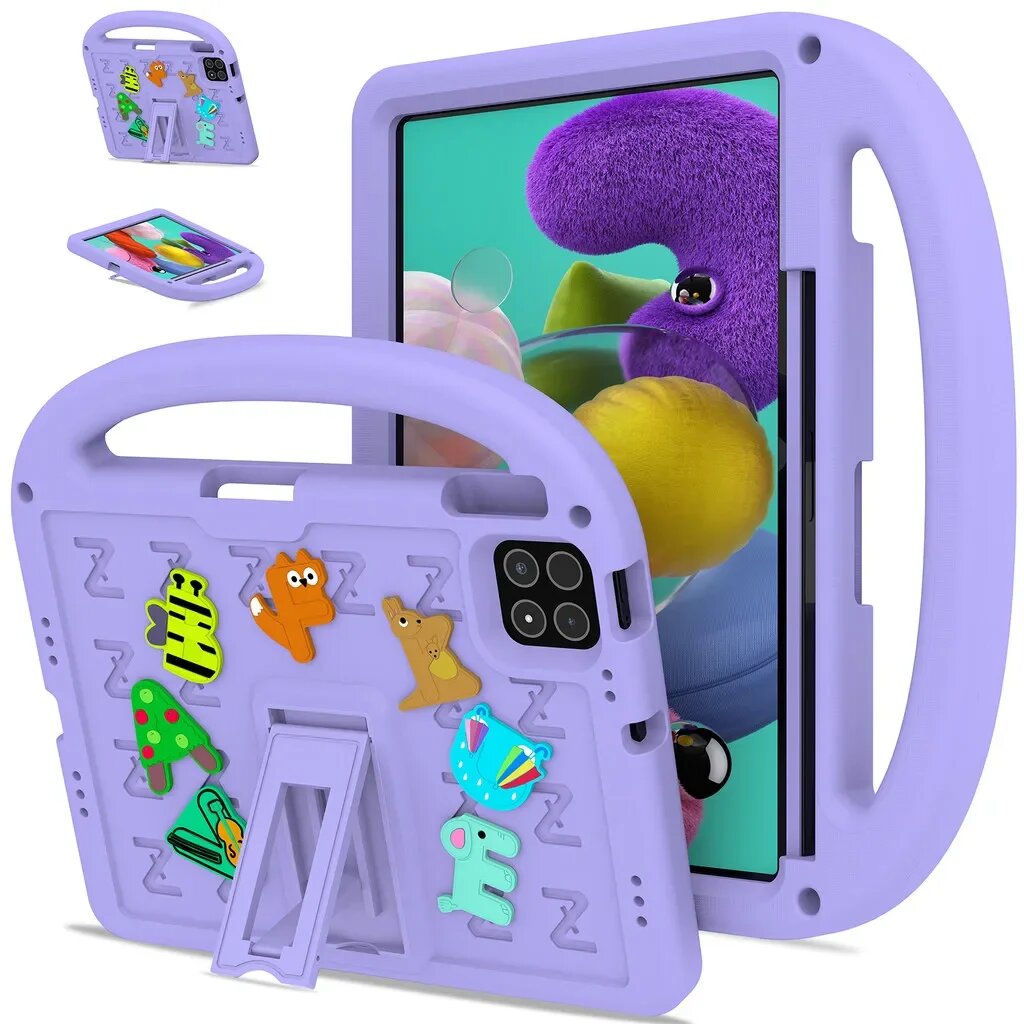 Противоударный чехол из ЭВА для Redmi Xiaomi Pad 7 11.2, Фиолетовый, taro purple, NO shoulder straps