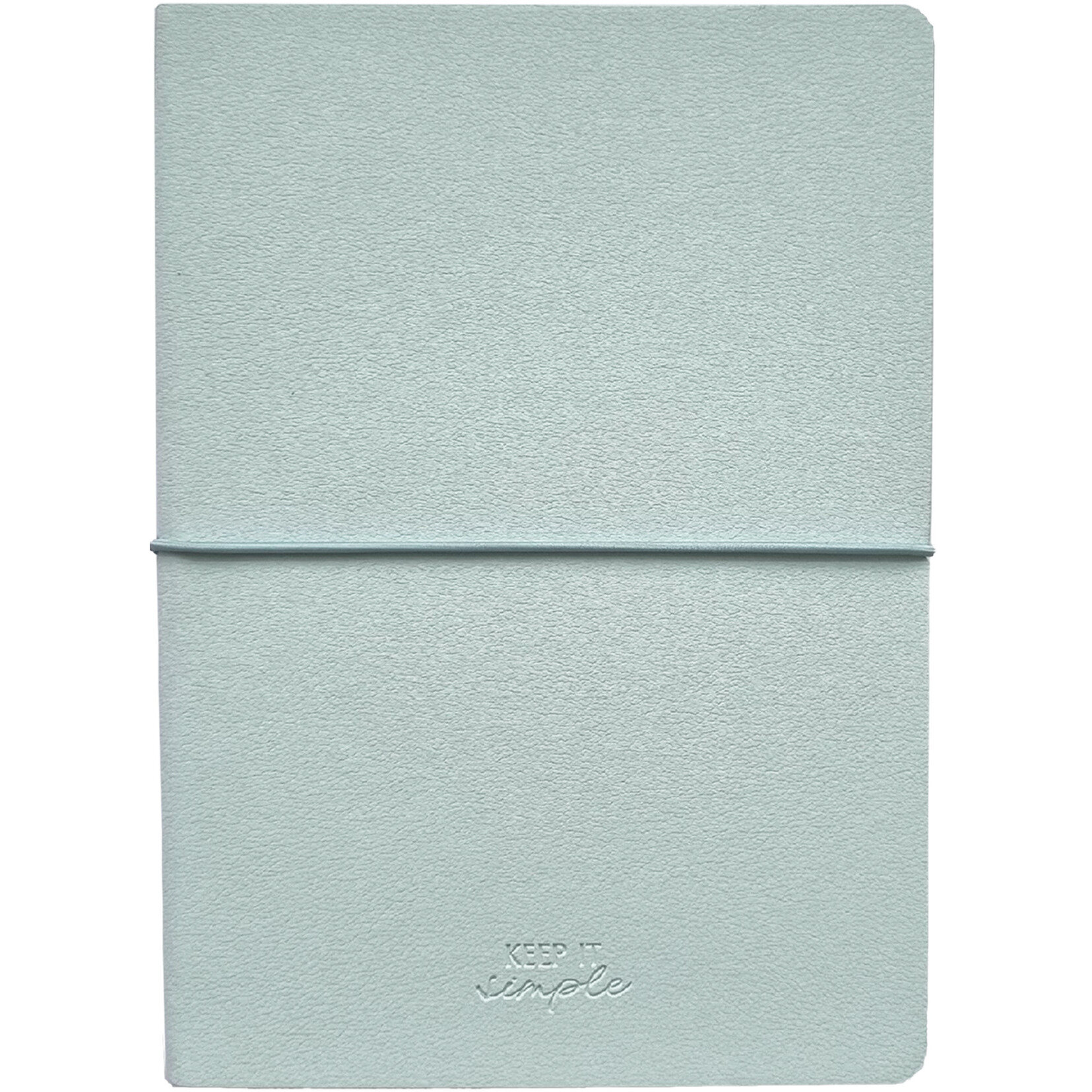 Ежедневник, недатированный, Infolio, 140x200 мм, 320 стр, мягкий переплет с горизонтальной резинкой, Candy, голубой