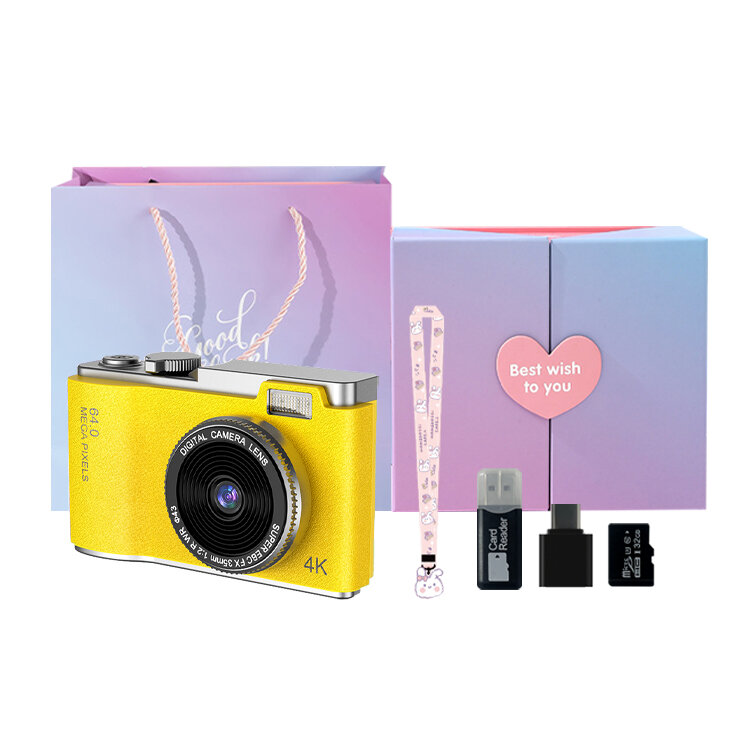 Цифровые камеры D.K. CREATIVE WORKSHOP, lemon yellow, праздничный набор