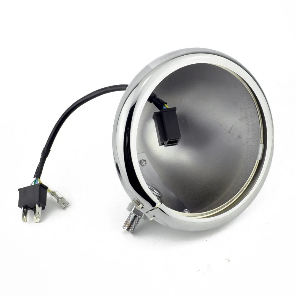 5,75-дюймовый круглый корпус фары, ведро для Harley FXWG 5, 3/4 дюйма, 40 Вт, дальний ближний Chrome