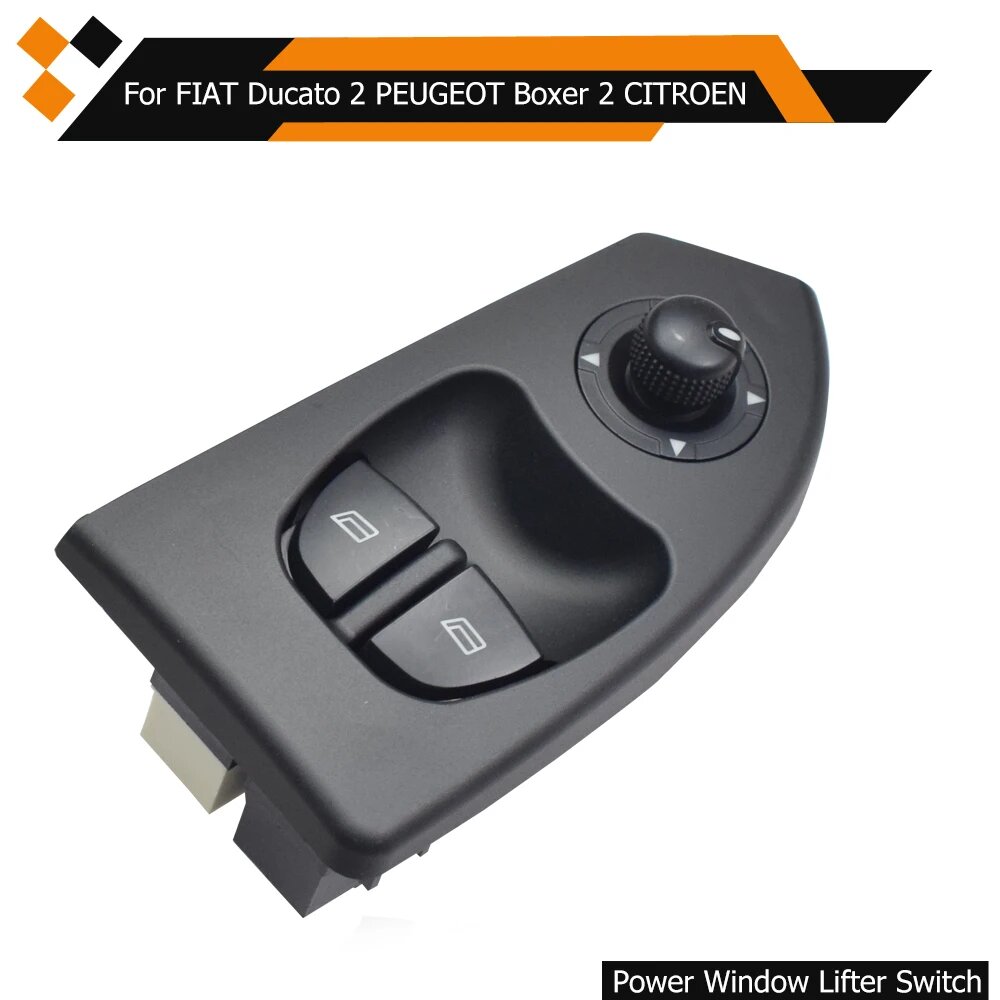 735315619 Для FIAT Ducato 2 PEUGEOT Boxer 2 CITROEN Jumper 2, кнопка главного управления стеклоподъемником 6554T3 654. T3, Black