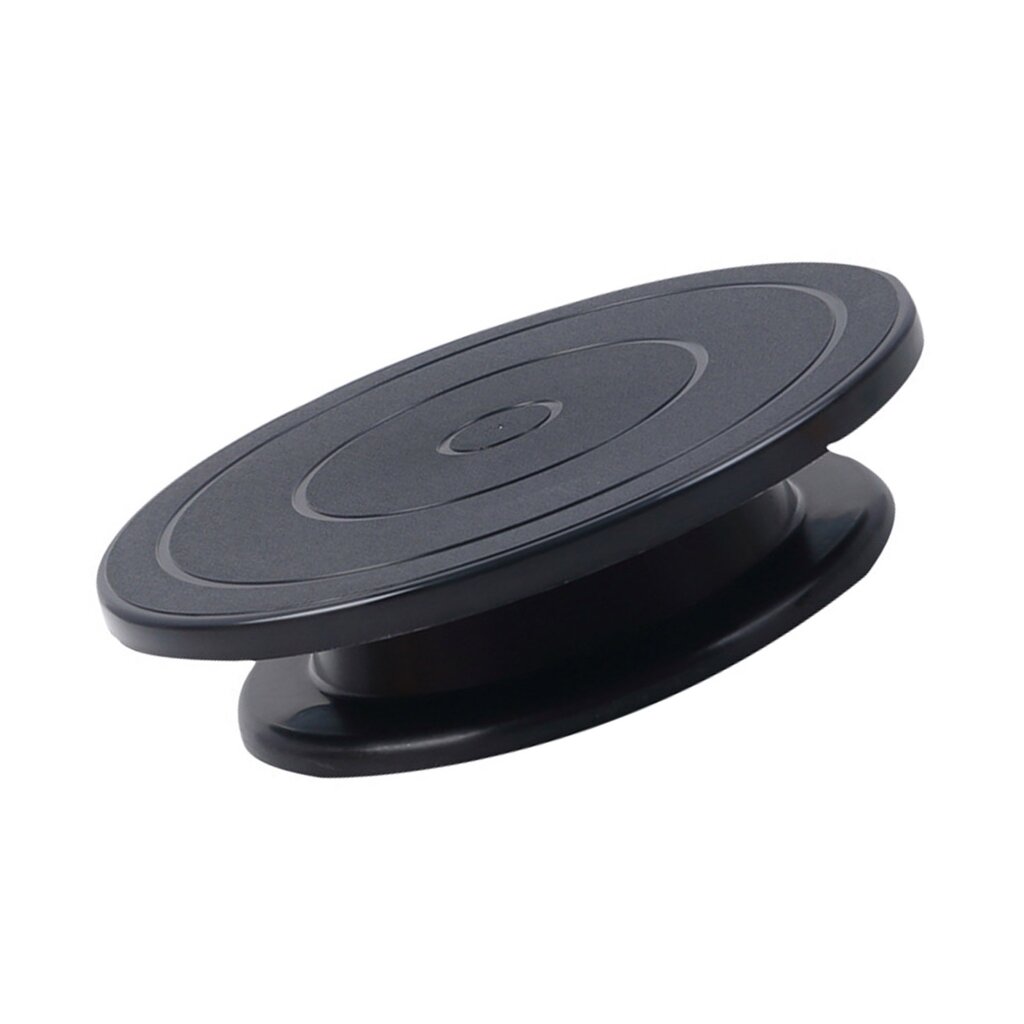 Поворотный стол для выпечки тортов, Украшающий поворотный стол для выпечки-черный