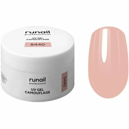 Камуфлирующий УФ-гель Runail Professional французский бежевый, 56 г №5440