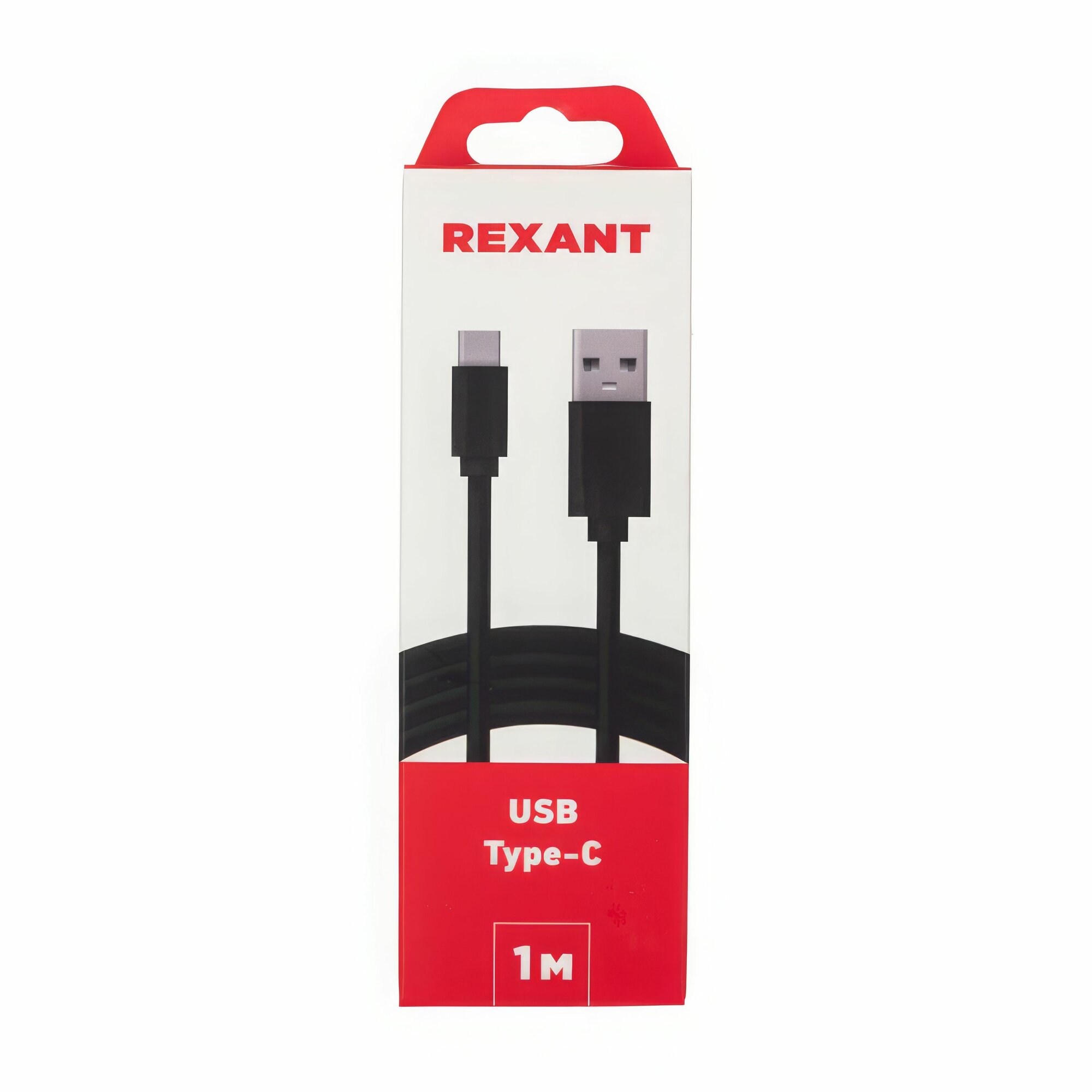 Кабель REXANT для Android Type-C Type-C, 1A, 1 м, черный.